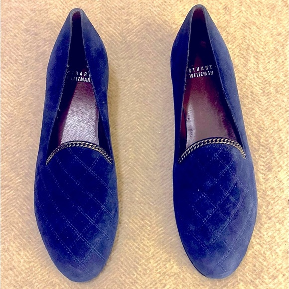 Stuart Weitzman | Shoes | Stuart Weitzman Blue Suede Shoes Size 8 ...